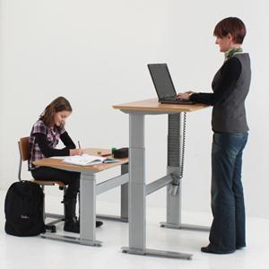 Series 27 Electric Dual Column Desk - Posture Depot