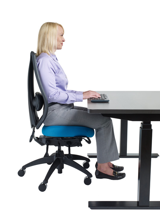 upCentric 2LV Electric Dual Column Desk - Posture Depot