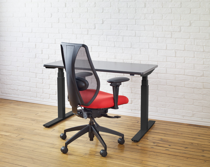 upCentric 2LV Electric Dual Column Desk - Posture Depot